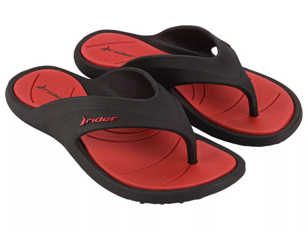 Rider Cape XVII férfi papucs - fekete/piros - Ipanema flip-flop p